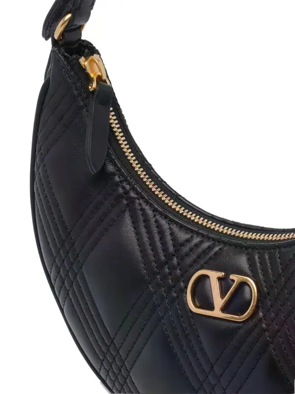 Valentino Garavani Mini Quiltie 67 Leather Shoulder Bag