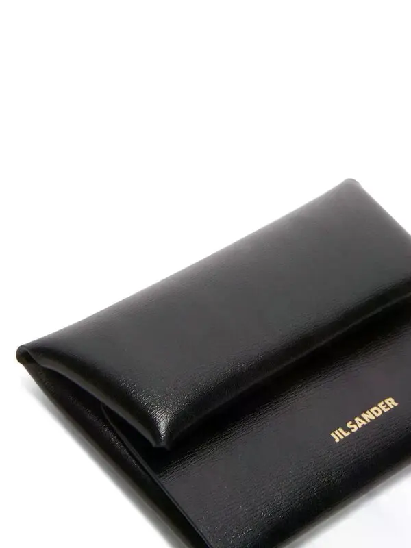 JIL SANDER Saffiano-texture Wallet - Black