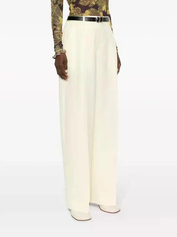 JIL SANDER High-waisted Wide-leg Trousers