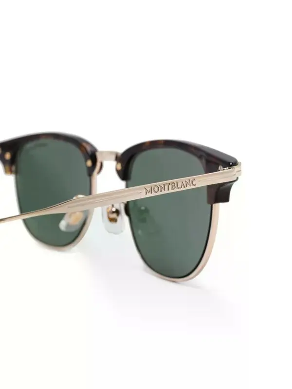 Montblanc Panelled Sunglasses - Brown
