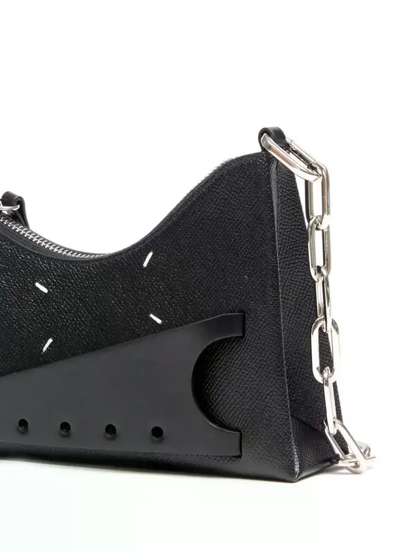 MAISON MARGIELA Micro Snatched Leather Shoulder Bag