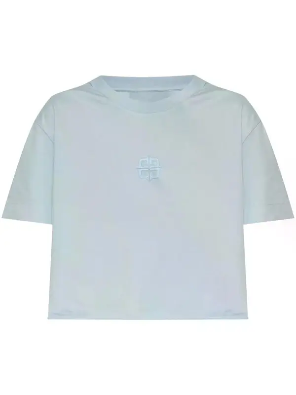 Givenchy Cropped 4g Liquid T-shirt