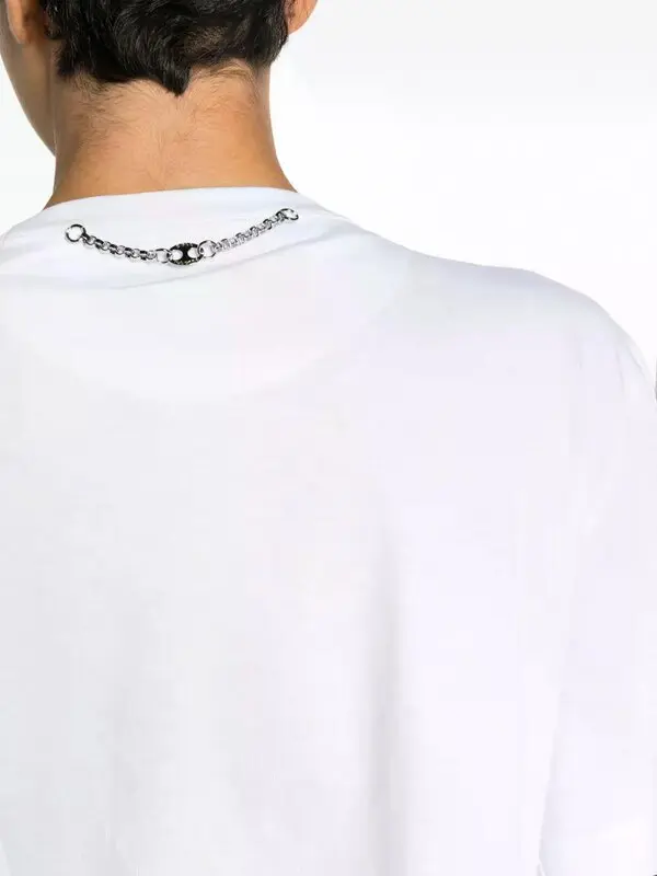 Rabanne Metallic Mesh T-shirt - Silver