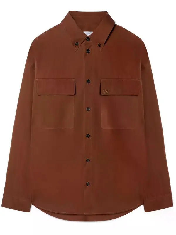 Off-White Ow Emb Cotgab Milit Shirt