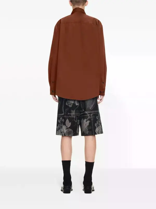Off-White Ow Emb Cotgab Milit Shirt
