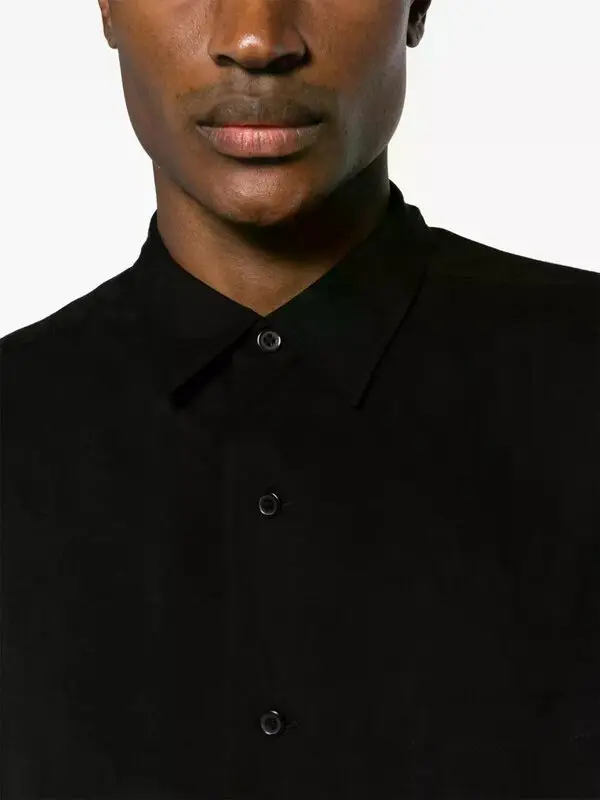 Yohji Yamamoto Drop-shoulder Classic-collar Shirt