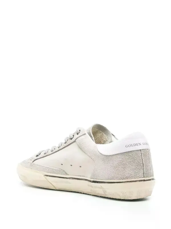 GOLDEN GOOSE Super-star Distressed Leather Sneakers
