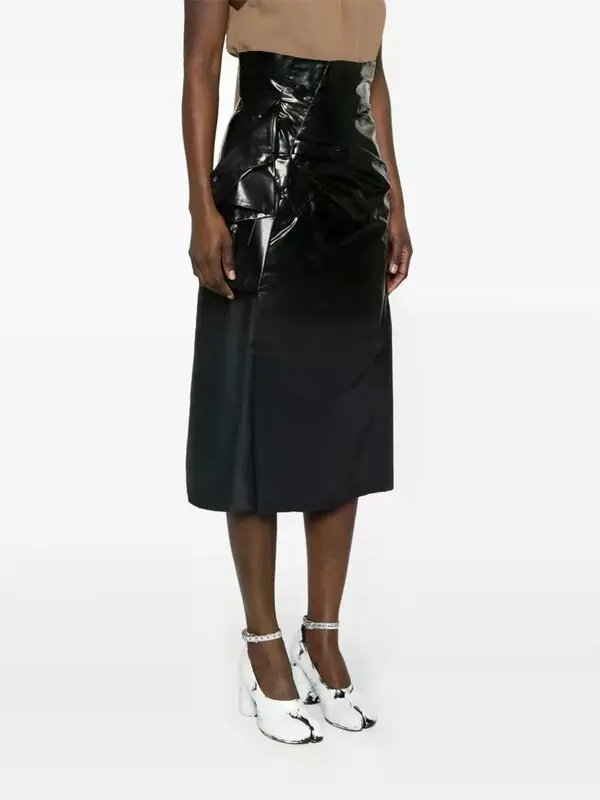 MAISON MARGIELA Coated Midi Skirt