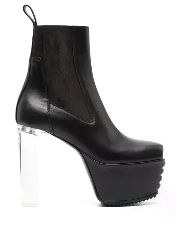 Rick Owens 160mm Open-toe Leather Heeled Boots
