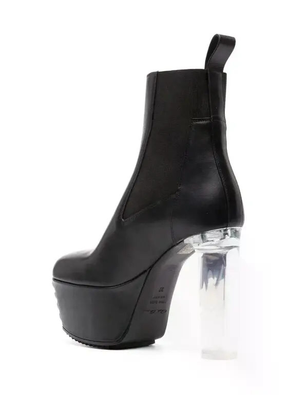 Rick Owens 160mm Open-toe Leather Heeled Boots