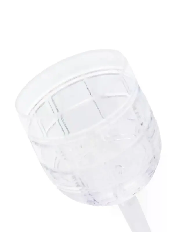 Ralph Lauren Hudson Plaid Wine Glass