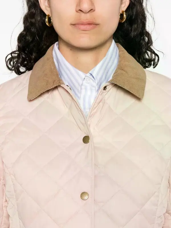Barbour Deveron Quilted Jacket - Pink