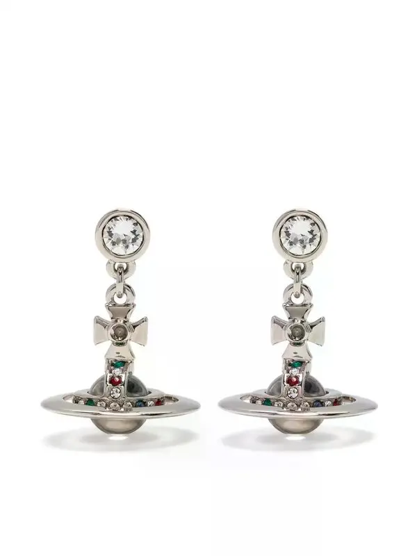 VIVIENNE WESTWOOD Bas Relief Drop Earrings - Silver