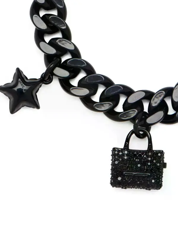 Marc Jacobs The Mini Icon Pavé Charm Bracelet