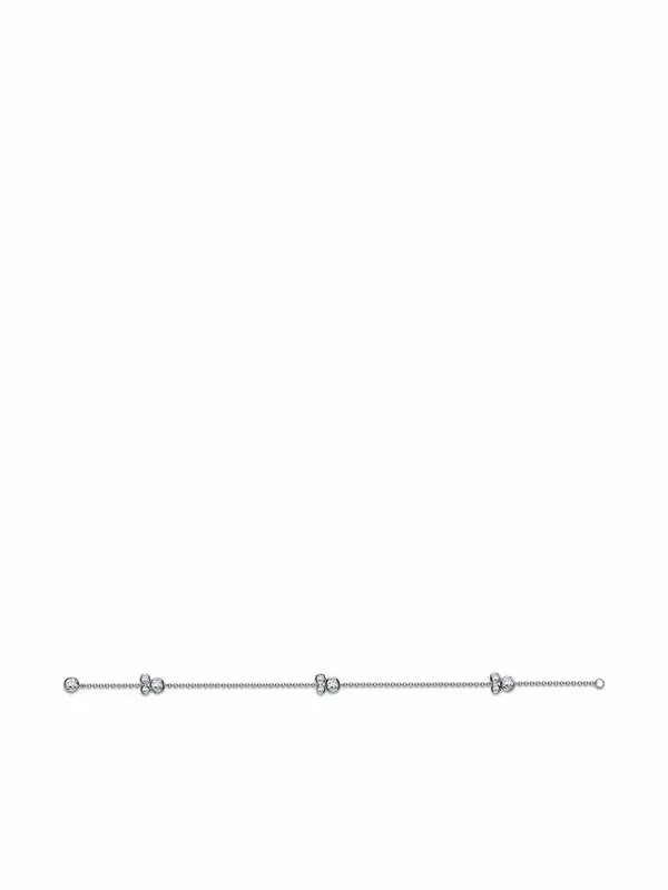 PRAGNELL 18kt White Gold Bubbles Diamond Bracelet - Silver