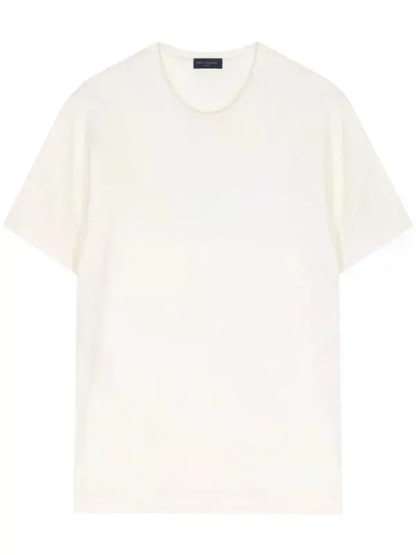 Paul & Shark Crew-neck Linen T-shirt