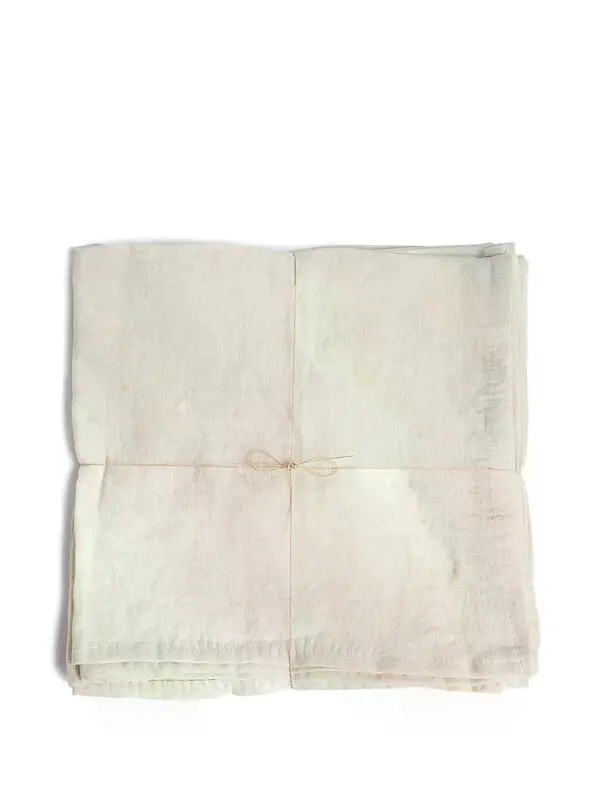 ONCE MILANO Four Pack Linen Napkins - Neutrals