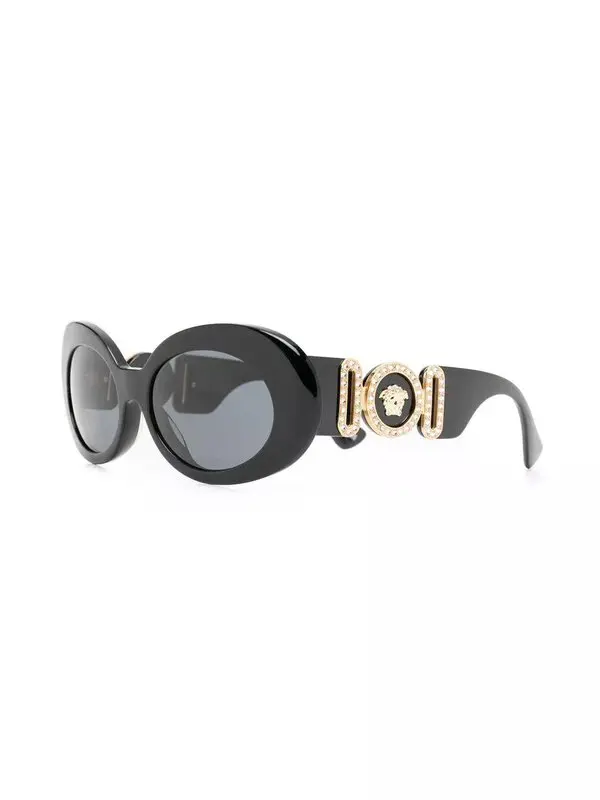 Versace Medusa Oval-frame Sunglasses