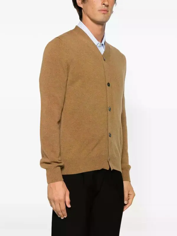 Play Comme Des Garcon V-neck Buttoned Cardigan