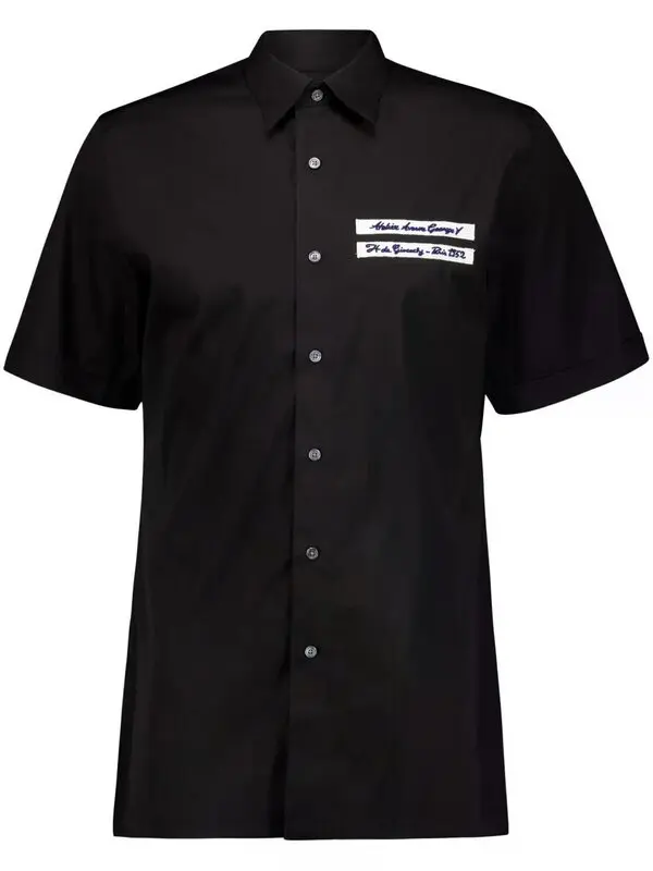 Givenchy Shirt In Poplin With Gros Grain