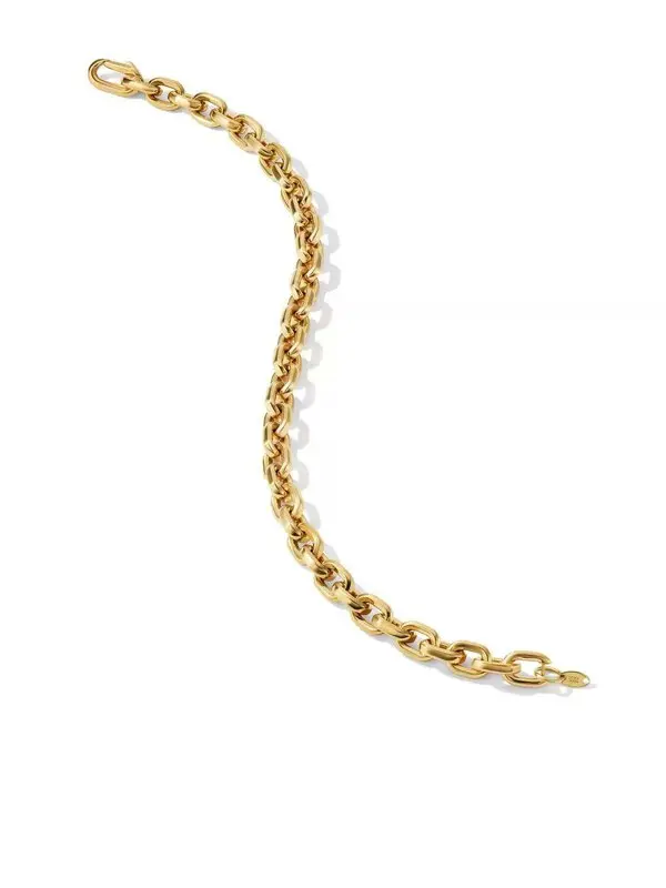 David Yurman 18kt Yellow Deco Chain-link Bracelet