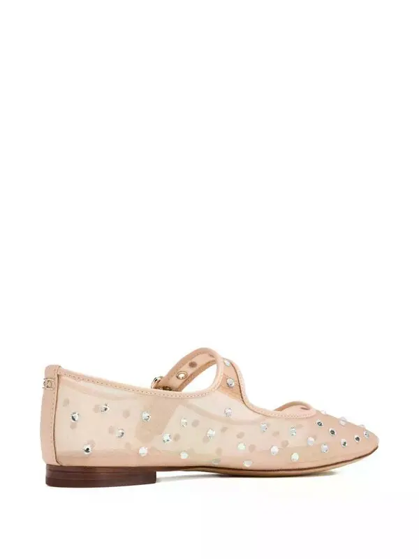 Sam Edelman Michaela Shine Mary Jane Ballet Flats - Pink