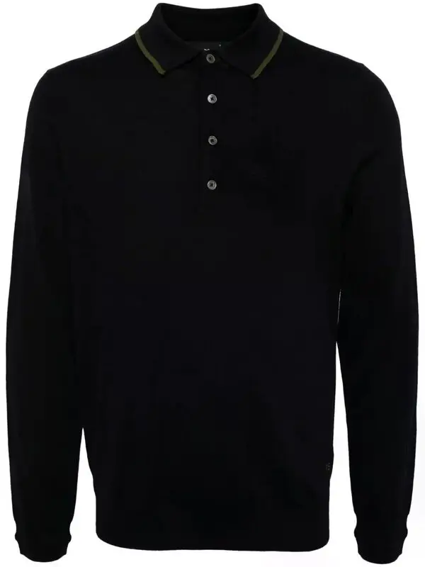 Paul Smith Merino Wool Knitted Polo