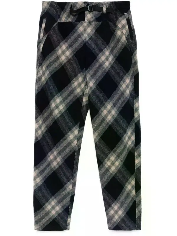 Undercover Check Pants - Blue