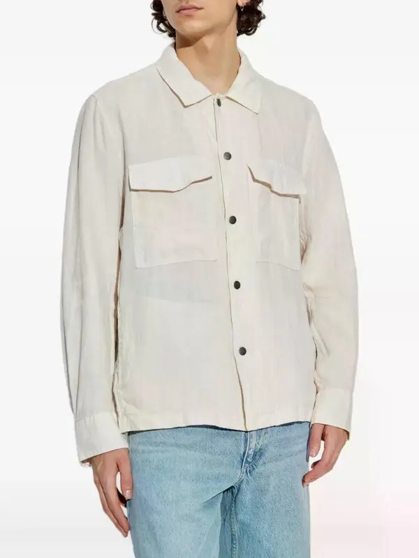 Rag & Bone Linen Shirt Jacket - Neutrals