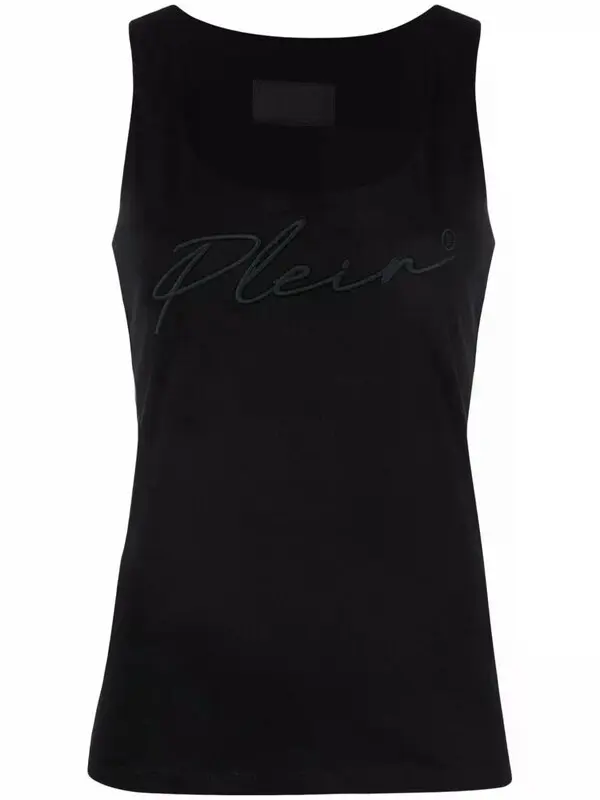 Philipp Plein Logo-embroidered Tank Top