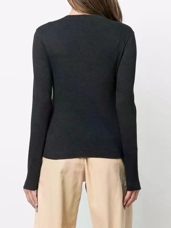 Brunello Cucinelli V-neck Long-sleeved Top