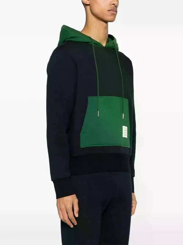 Thom Browne Colour-block Cotton Hoodie