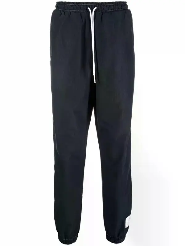 Thom Browne Name-tag Track Pants - Blue