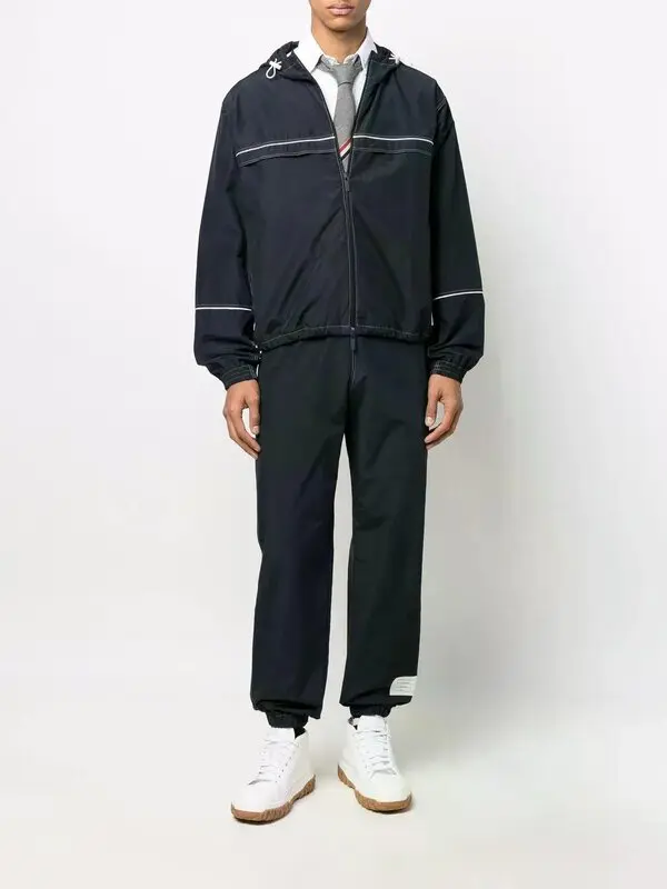 Thom Browne Name-tag Track Pants - Blue