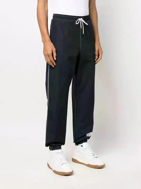 Thom Browne Name-tag Track Pants - Blue