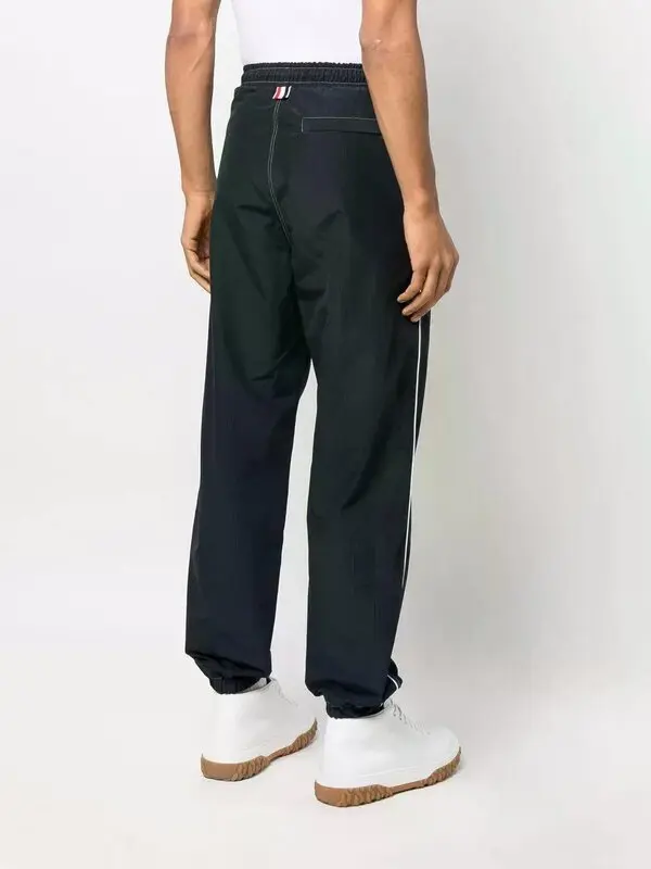 Thom Browne Name-tag Track Pants - Blue