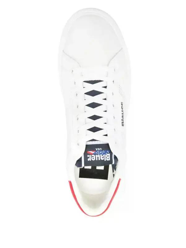 BLAUER. Leather Sneakers