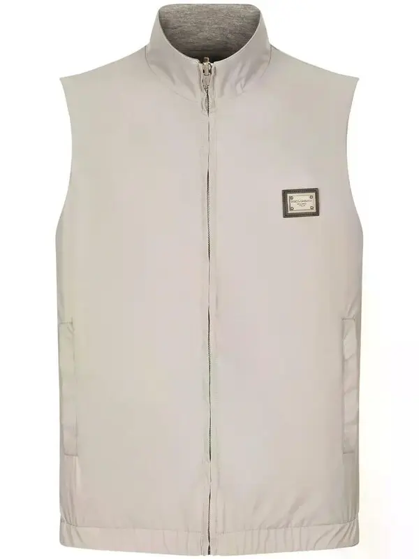 Dolce & Gabbana Logo-plaque Reversible Gilet