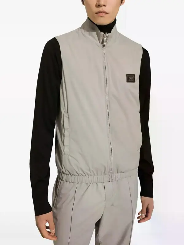 Dolce & Gabbana Logo-plaque Reversible Gilet
