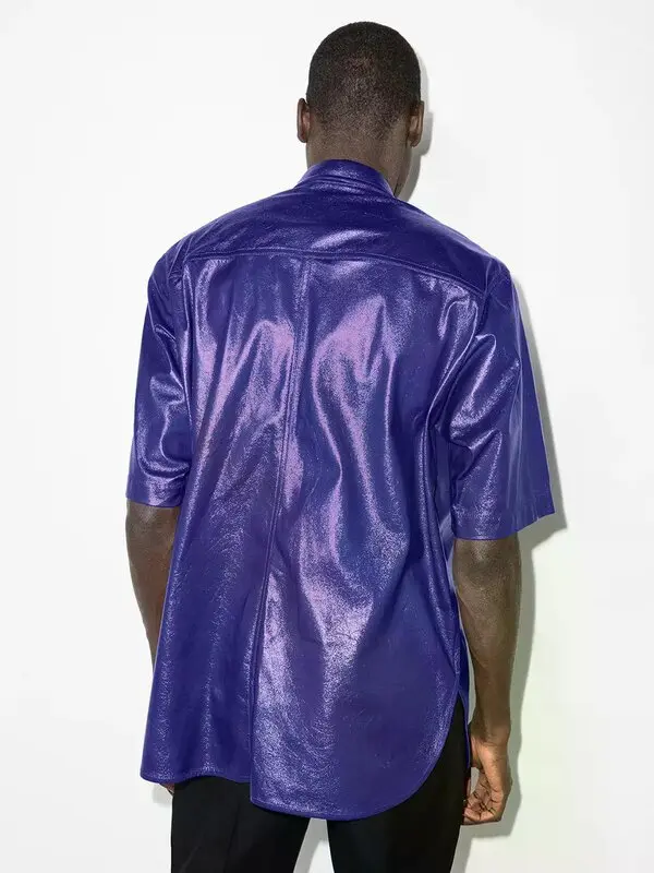 MARANT Gilin Faux-leather Shirt