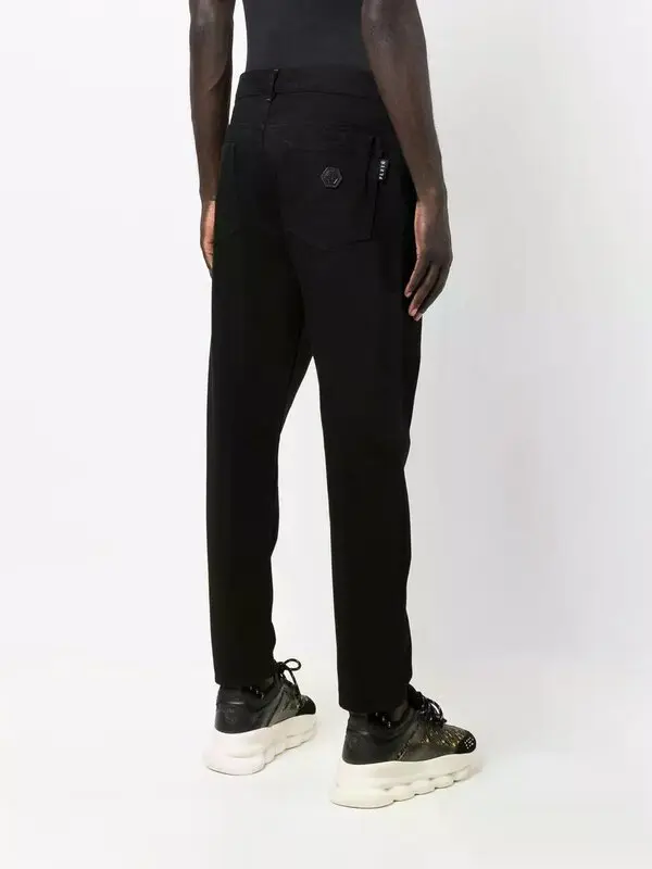 Philipp Plein Logo-patch Detail Trousers
