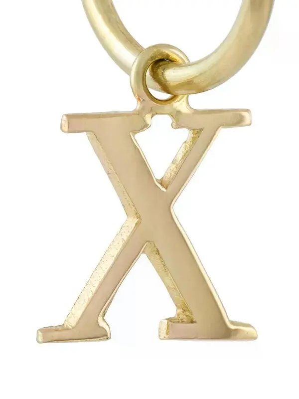 WOUTERS & HENDRIX 18kt Yellow Gold 'x' Earrings