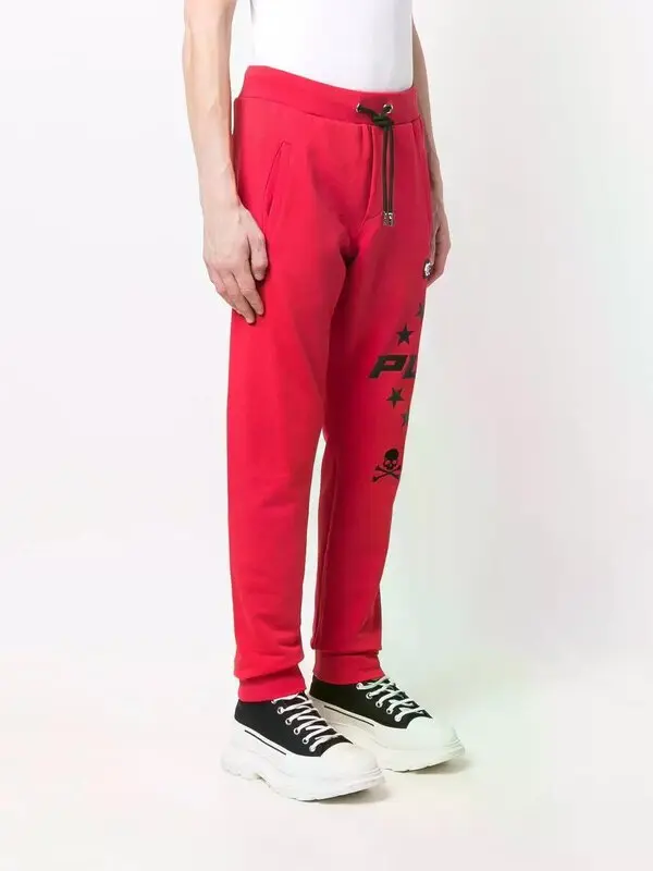 Philipp Plein Logo Skull Tracksuit Bottoms