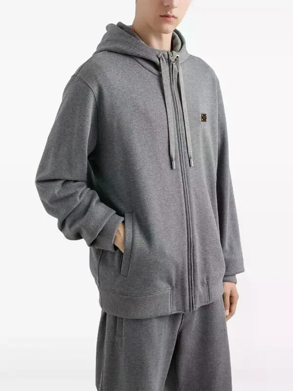Dolce & Gabbana Zip-up Cotton Hoodie