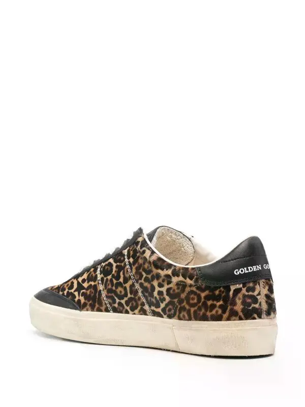 GOLDEN GOOSE Soul Star Leopard Print Sneakers