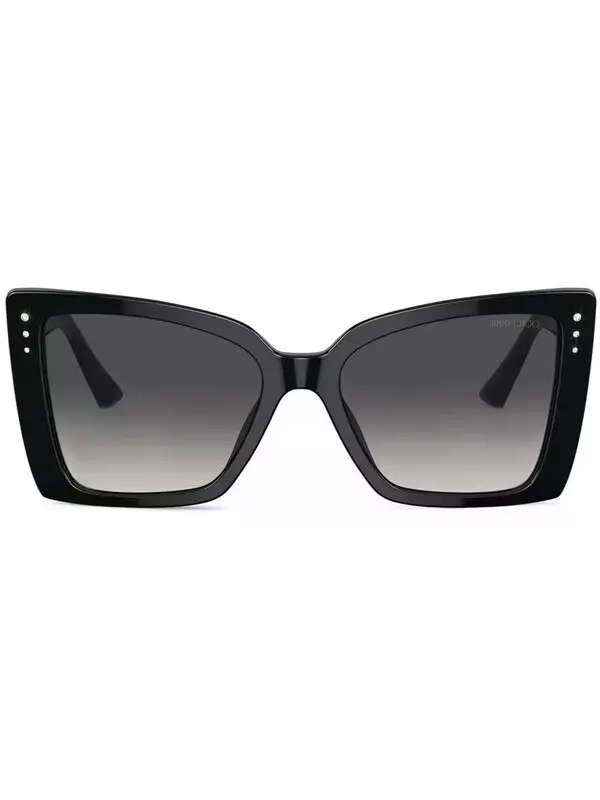 JIMMY CHOO Square-frame Sunglasses - Black