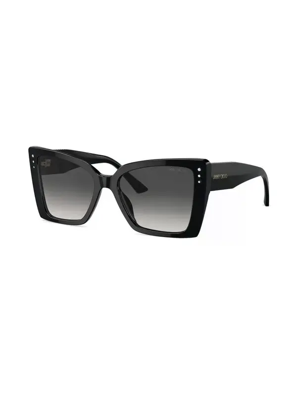 JIMMY CHOO Square-frame Sunglasses With Engraved Arms
