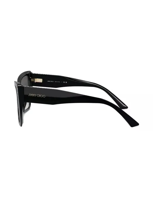 JIMMY CHOO Square-frame Sunglasses With Engraved Arms
