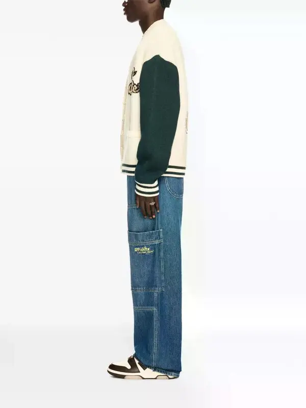 Off-White Crystal Cash Varsity Cardigan