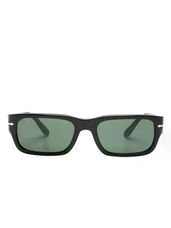 Persol Adrien Rectangle-frame Sunglasses - Black